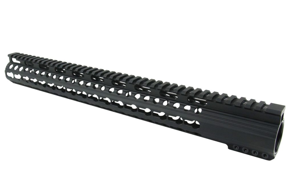 16.5″ Inch 5.56 Ultra Slim KeyMod Free Float Handguard Clam On ...