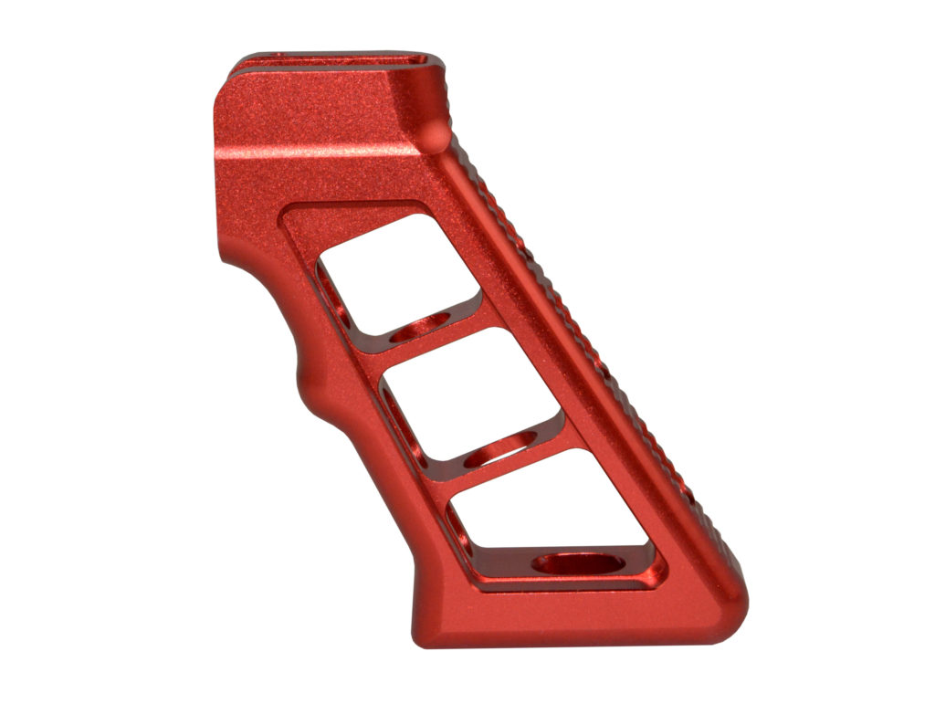 AR Skeletonized Pistol Grip – Red – Rockfire Sports Inc