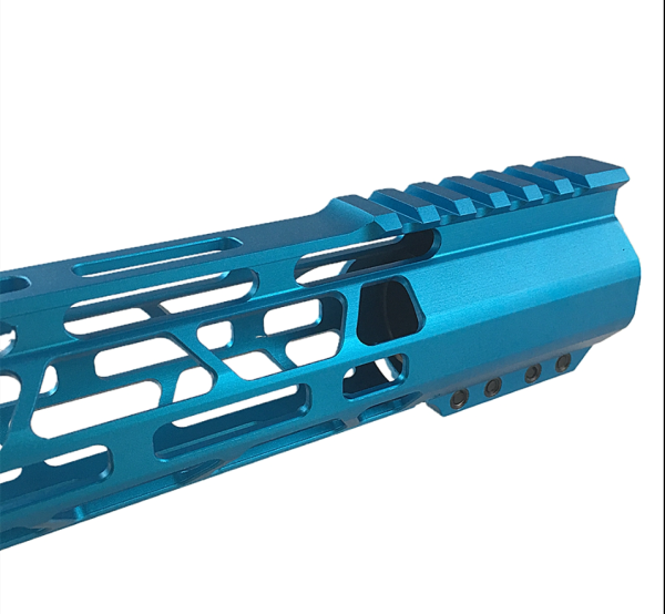 AR-15 Blue 15 Inch Free Float M-LOK Handguard – Rockfire Sports Inc