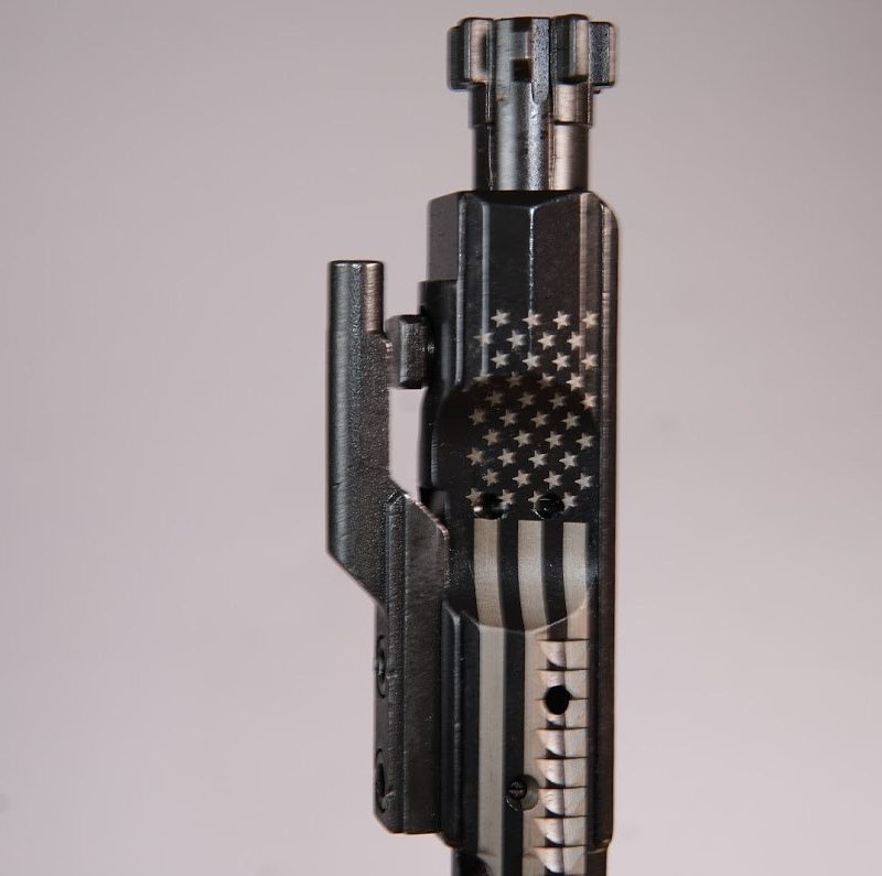 .223/5.56 BCG ENGRAVED – AMERICAN FLAG – Rockfire Sports Inc