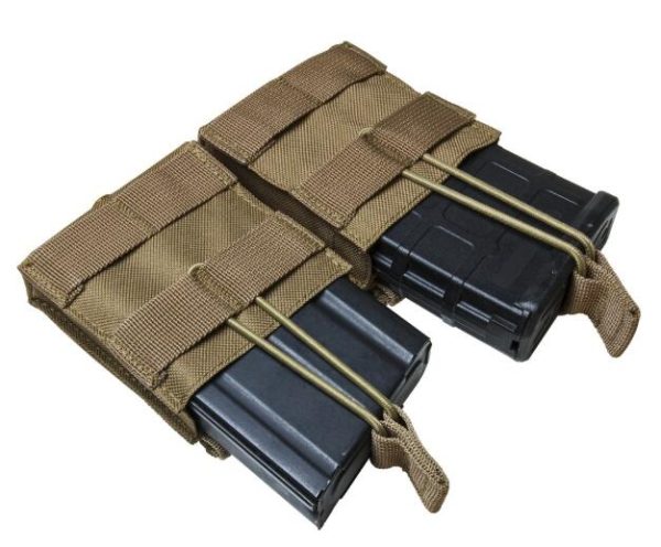AR-10/M1A/FAL .308 Dual Magazine Pouch – 3 Colors – Rockfire Sports Inc