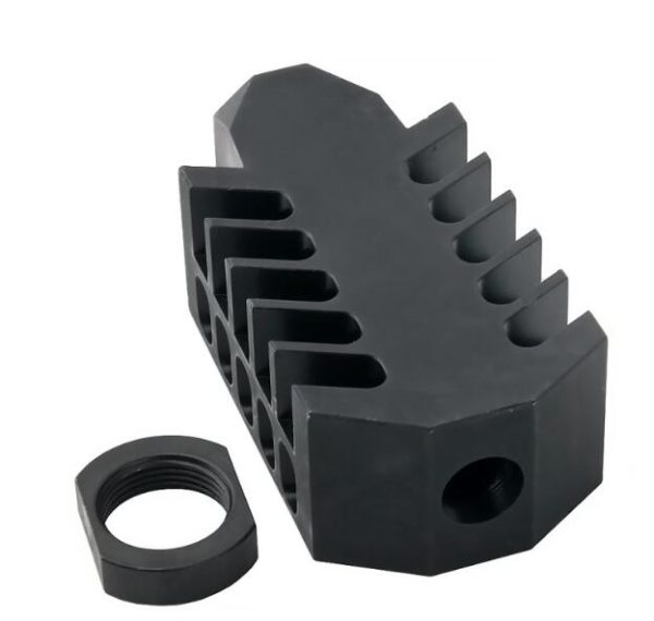 AR-15 Barrett Style “Tanker” Muzzle Brake v2 1/2×28″ – Rockfire Sports Inc