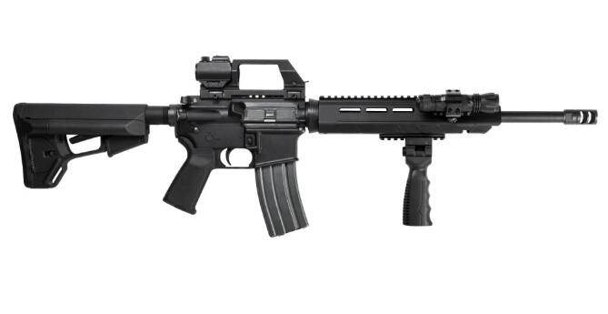 AR-15 Triangle M-LOK® Drop In Handguard – Mid-Length – Rockfire Sports Inc