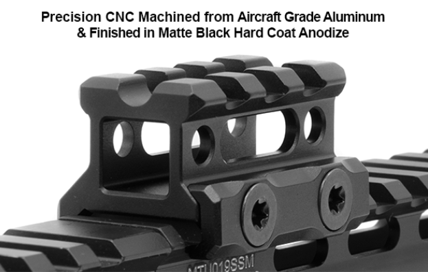 UTG® Super Slim Picatinny Riser Mount, 0.75″ Height, 3 Slots – Rockfire ...