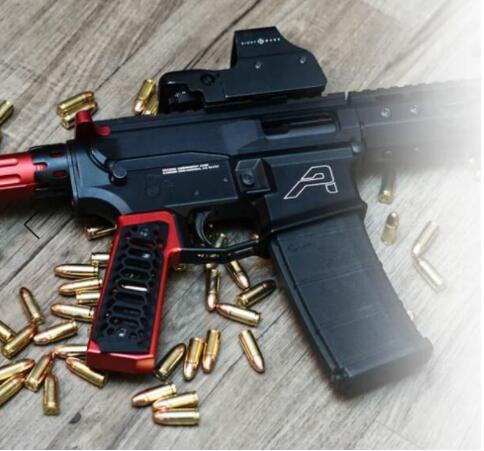 1911 AR Pistol Grip – Red – Rockfire Sports Inc