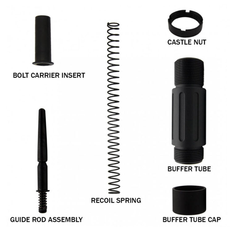 AR PISTOL MICRO BUFFER TUBE -3.5 INCH – Rockfire Sports Inc