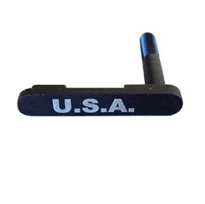 AR-15 Magazine Catch Laser Engraved – U.S.A. – Rockfire Sports Inc