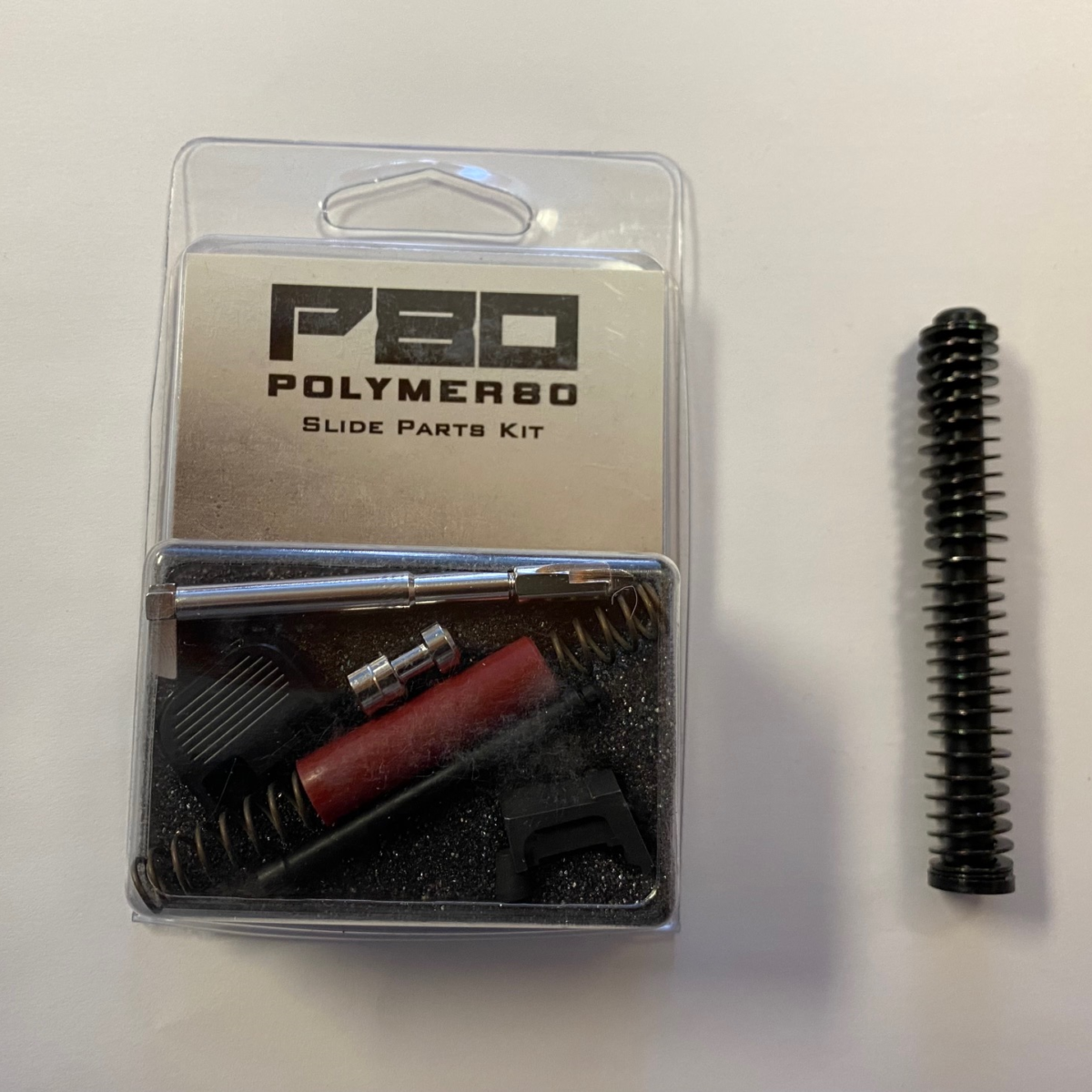 P80 Slide Parts Kit & Glock 19 OEM Guide Rod Recoil Spring – Rockfire ...