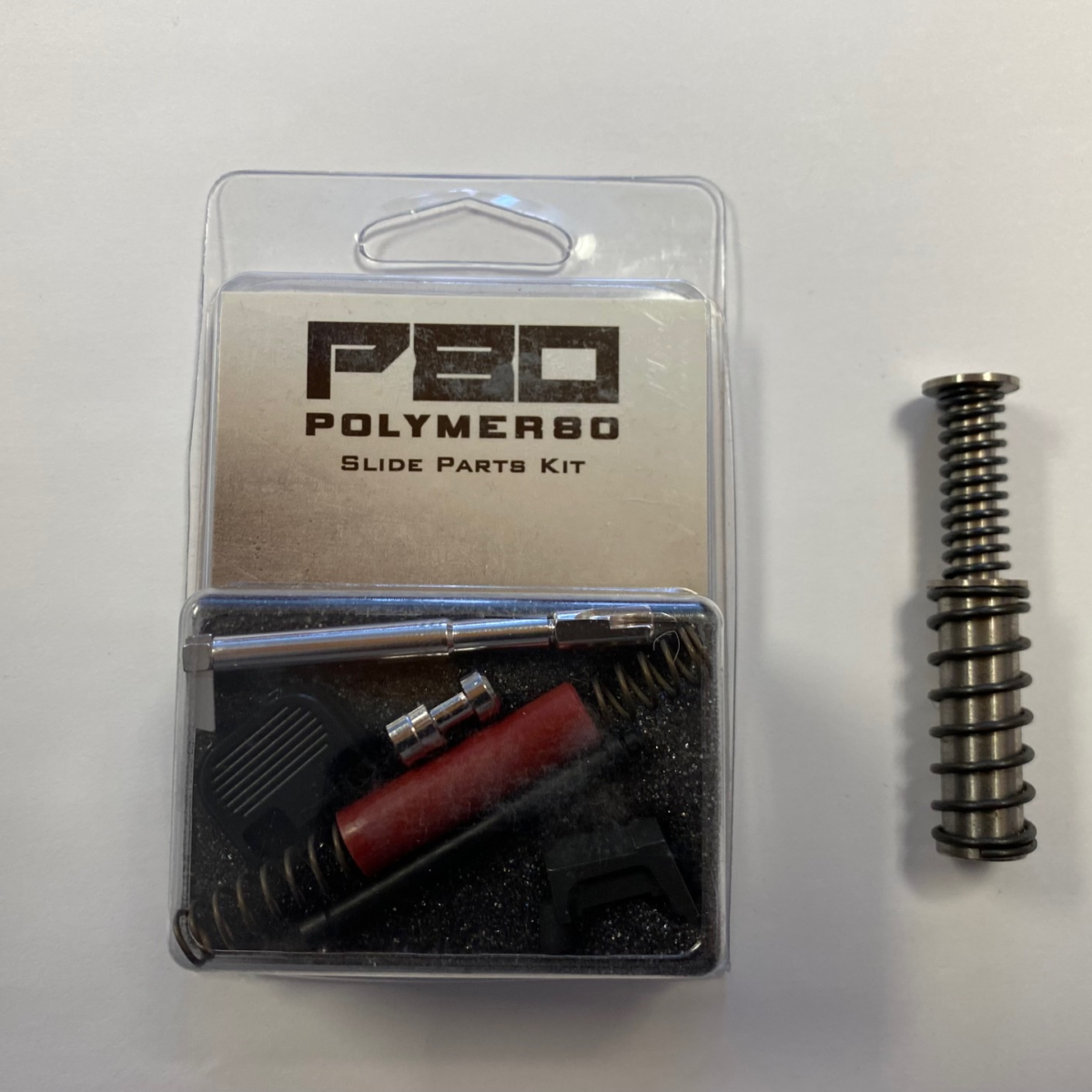 P80 Slide Parts Kit & Glock 26 OEM Guide Rod Recoil Spring – Rockfire ...