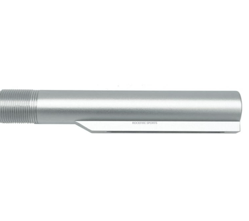 6-Position Mil-Spec Carbine Buffer Tube – SILVER: – Rockfire Sports Inc